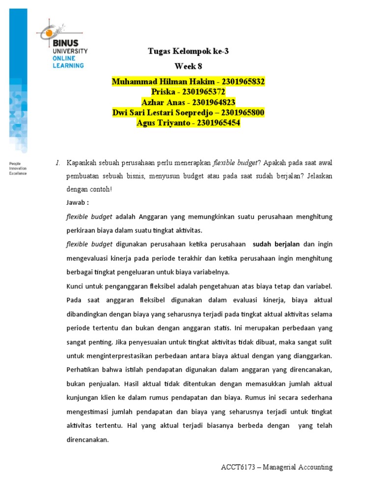 2022 Acct6173 J7ea TK3-W8-S12-R2 Team3 | PDF