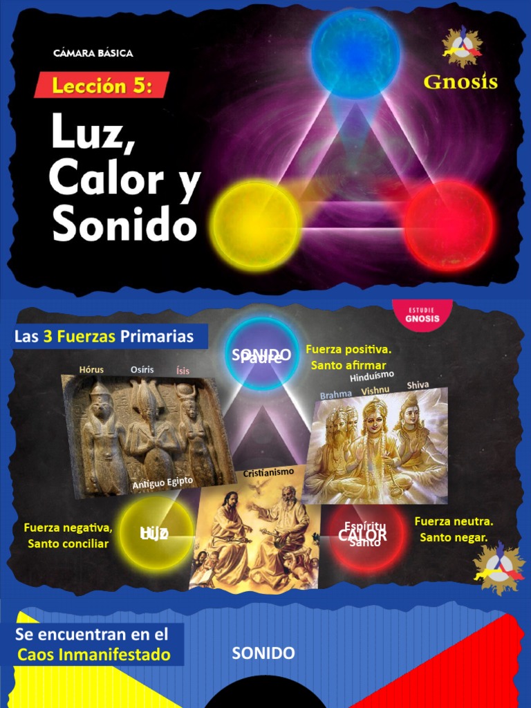 LECCION 05 - Luz Calor y Sonido | PDF | Creencia religiosa y doctrina