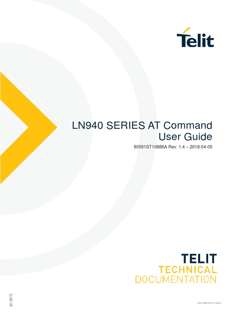 Telit LN940 SERIES AT Command User Guide REV1.4 | PDF | License ...