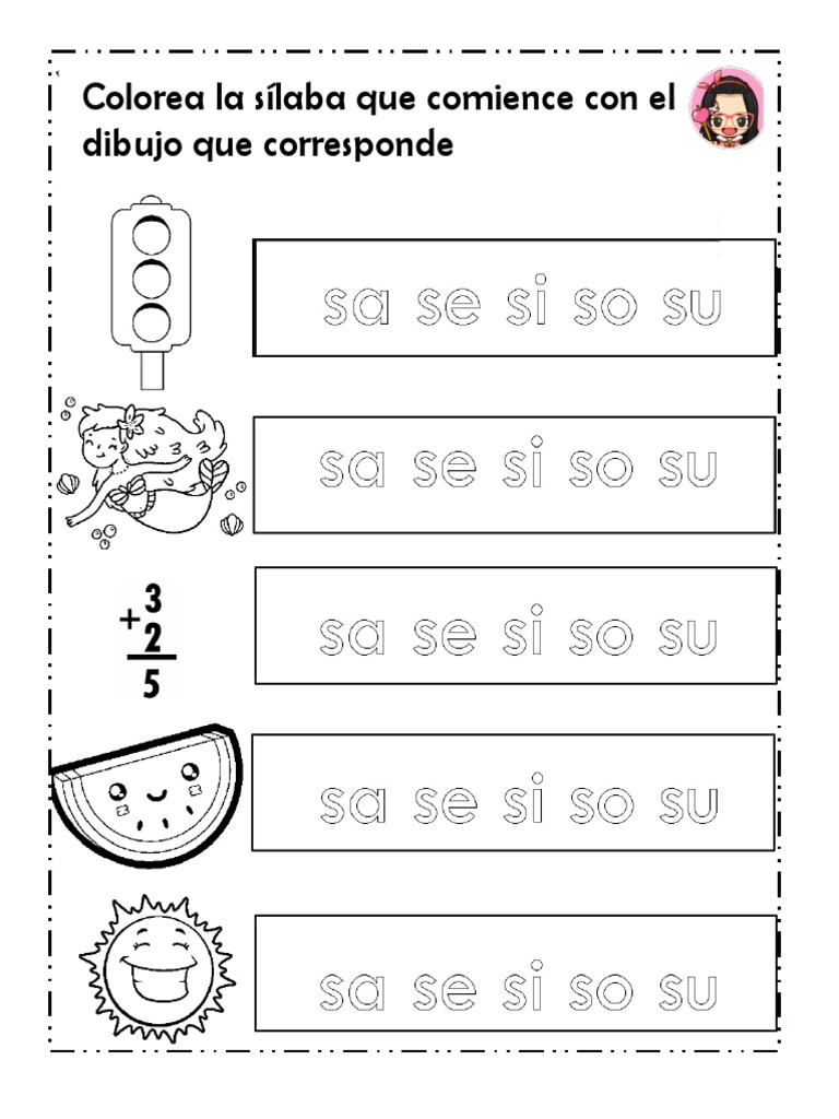 Silabas Sa Se Si So Su | PDF | Poesía