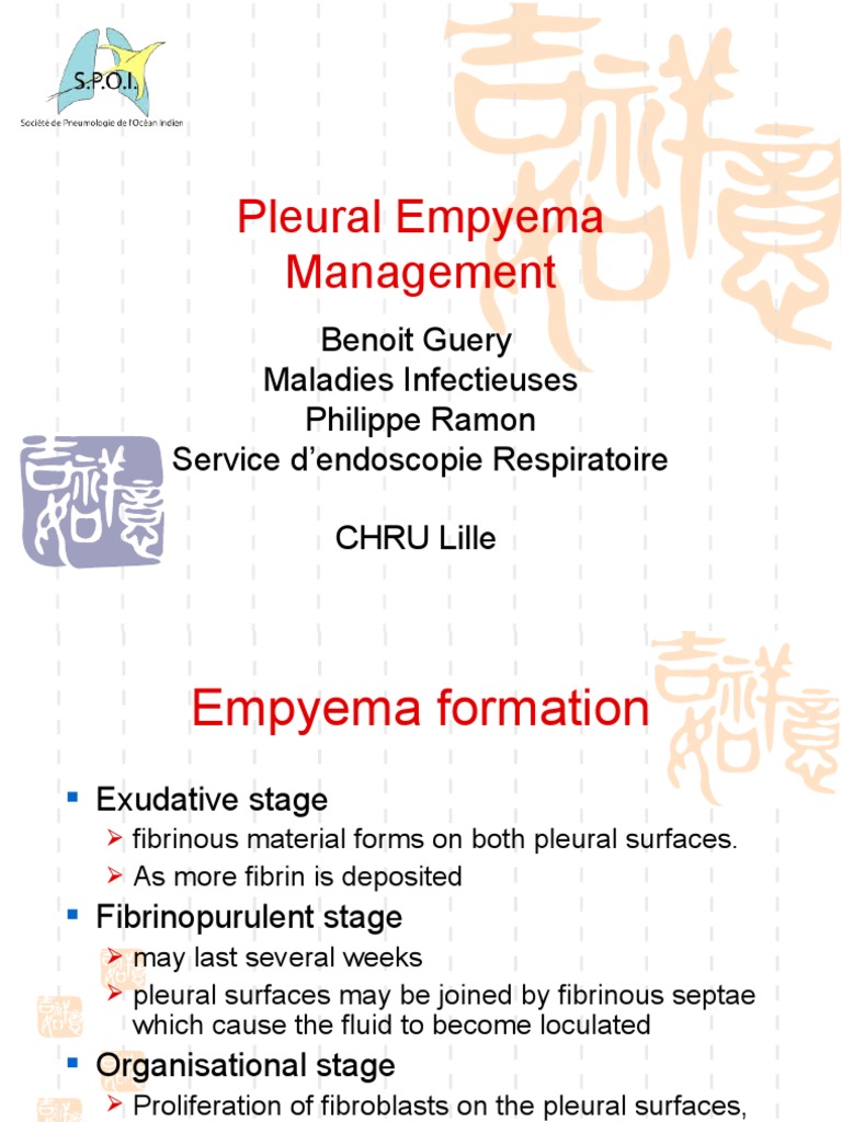 Pleural Empyema Management | PDF | Medicine | Diseases And Disorders