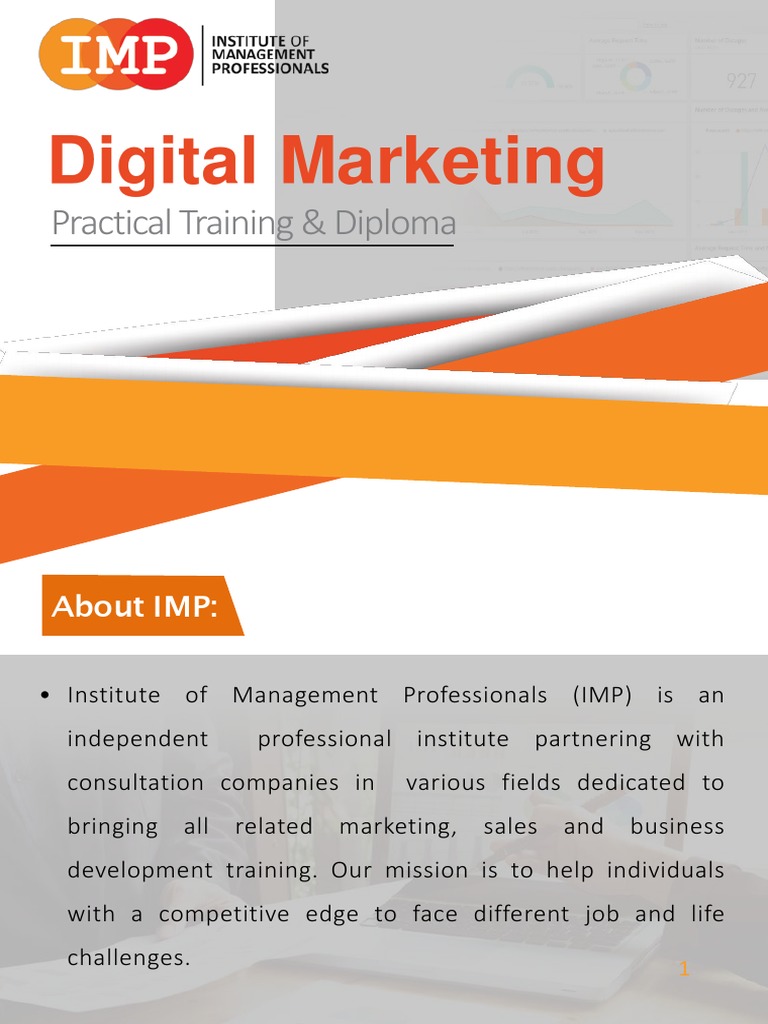Digital Marketing: Practical Training & Diploma | PDF | Digital ...