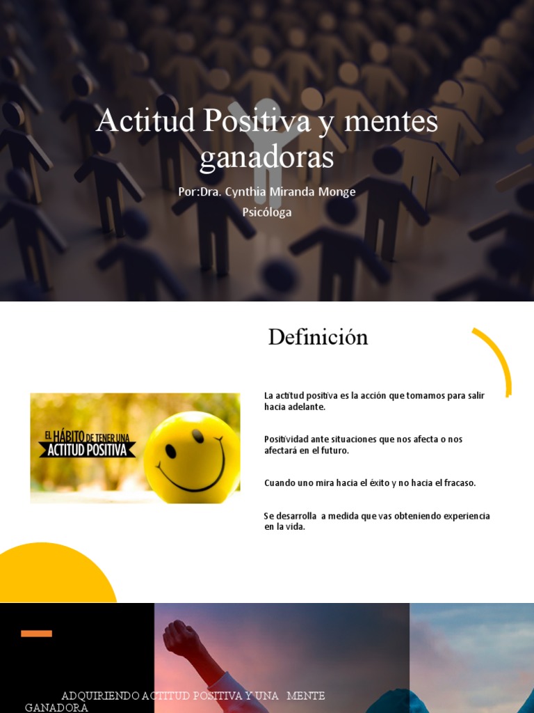Actitud Positiva y Éxito Personal | PDF | Autoestima | Motivación