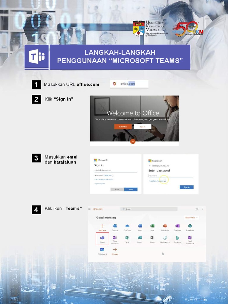 Manual Langkah-Langkah Penggunaan "Microsoft Teams" | PDF