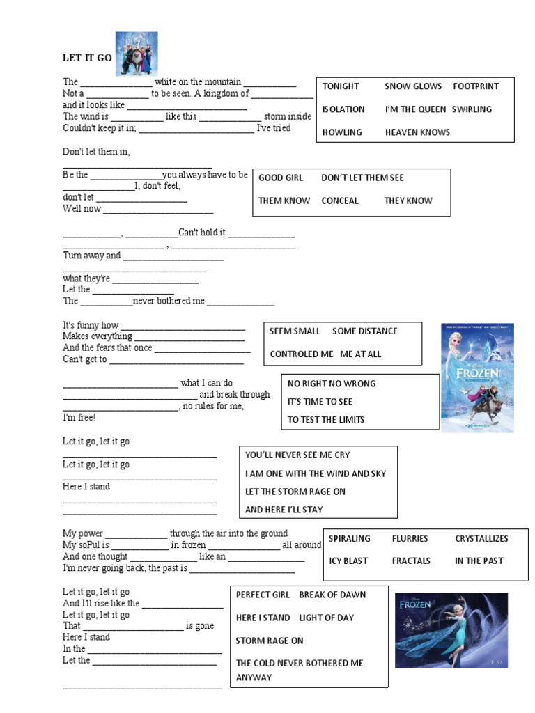 Frozen Lyric | PDF