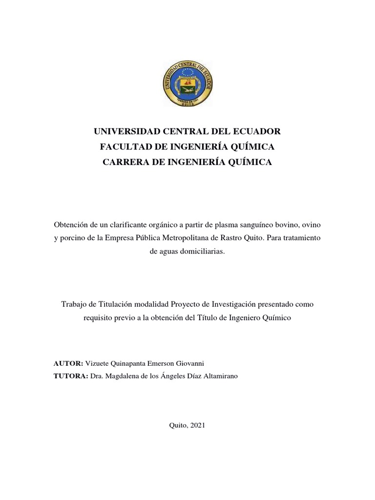 Fiq-Sa-Vizuete Emerson | PDF | Sangre | Agua