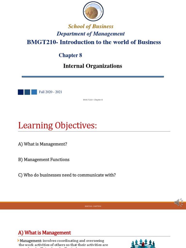 Business Management Basics | PDF | Communication | Goal