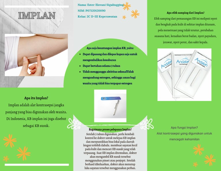 KB Implan Adalah Alat Kontrasepsi Jangka Panjang Yang Bisa Digunakan Oleh Wanita. Di Indonesia ...