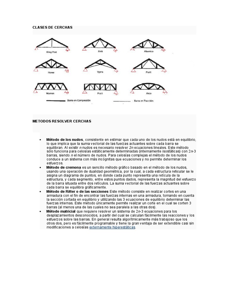 Clases de Cerchas | PDF