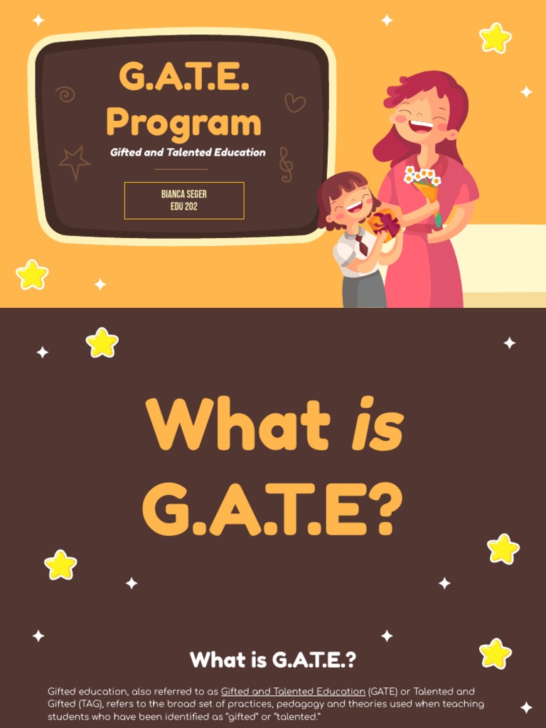 Gate Program | PDF | Intellectual Giftedness | Gifted Education