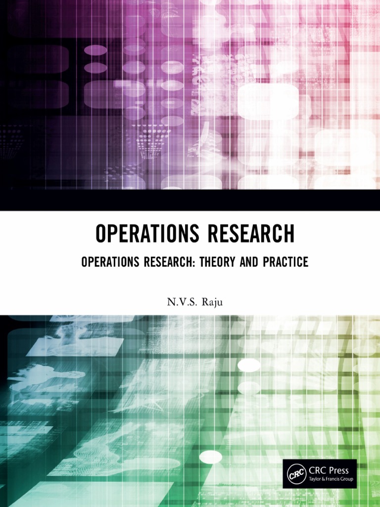 Operations Research Theory and Practice | PDF | Operations Research ...