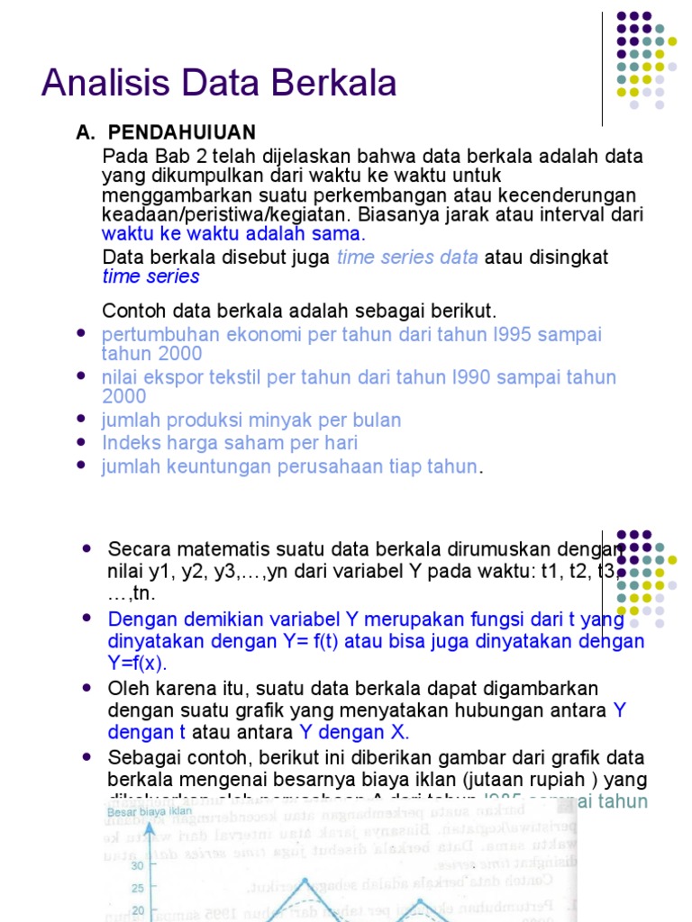 Analisis Data Berkala: A. Pendahuluan | PDF | Pengelolaan Keuangan ...