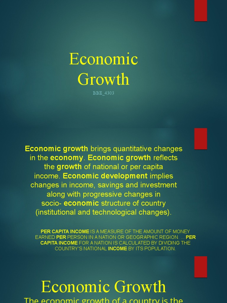 Economic Growth Economic Development | PDF | Gross Domestic Product ...