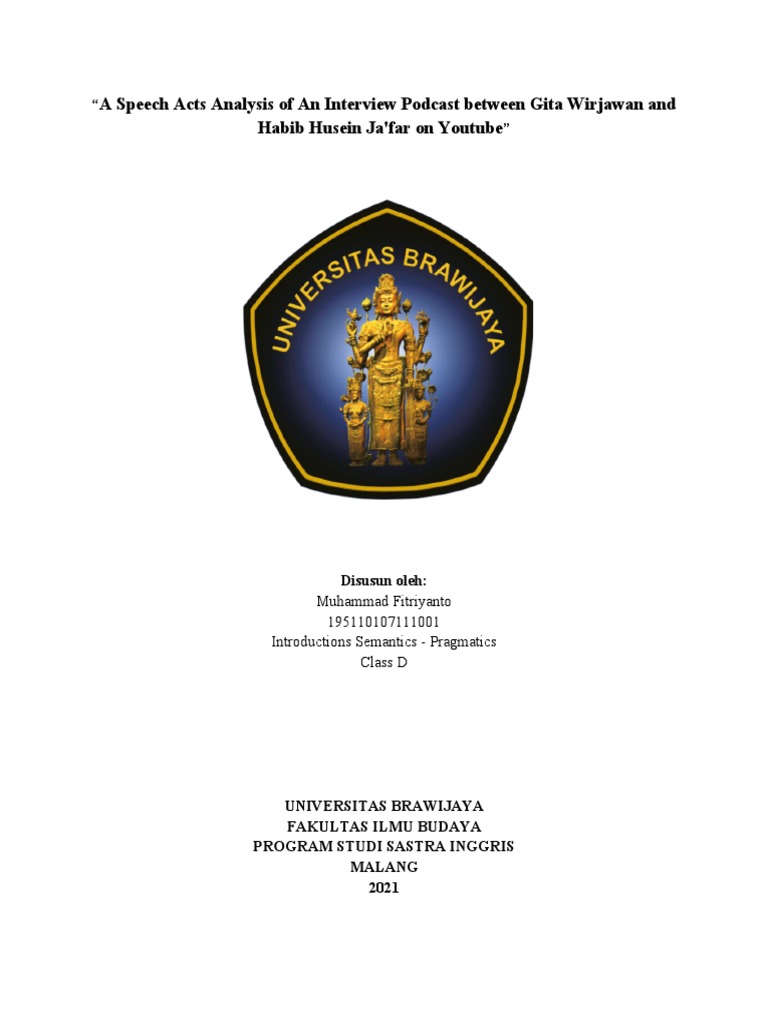 Semantics Pragmatics Final Project | PDF | Human Communication | Cognition