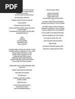 Lirik Lagu Qasidah Wanita dan Kecantikan | PDF