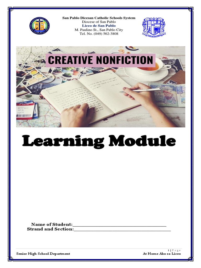 CNF Module Week 2 | PDF | Plot (Narrative) | Narration