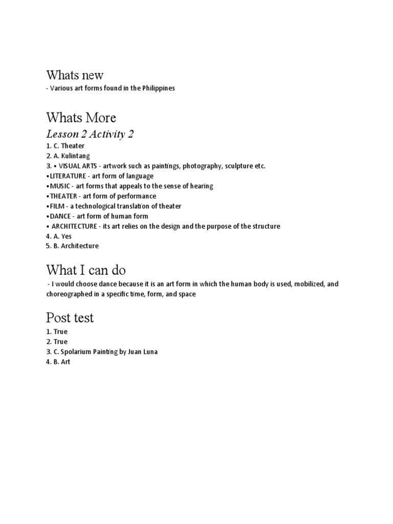 Lesson 2 Contemporary Answers | PDF