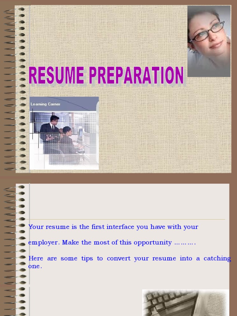 Resume Preparation 1 | PDF | Punctuation | Operating System