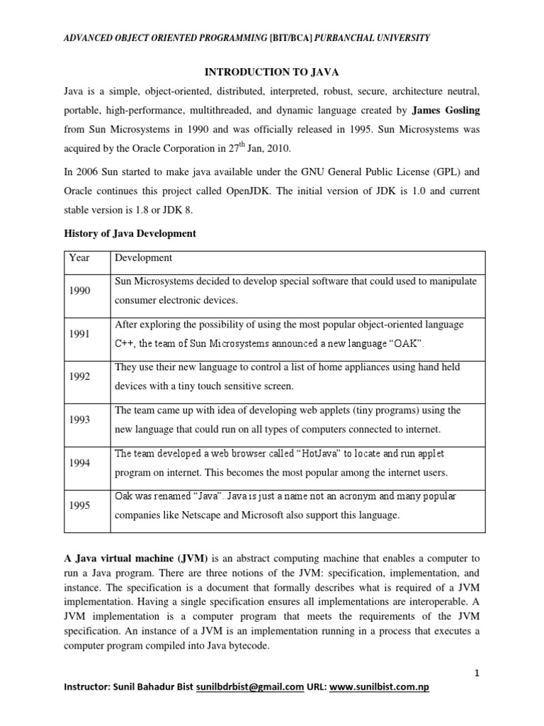 Introduction To Java Programming | PDF | Java Virtual Machine | Array ...