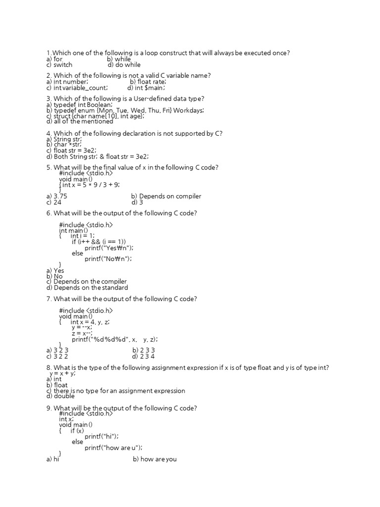 C Language | Download Free PDF | Pointer (Computer Programming ...