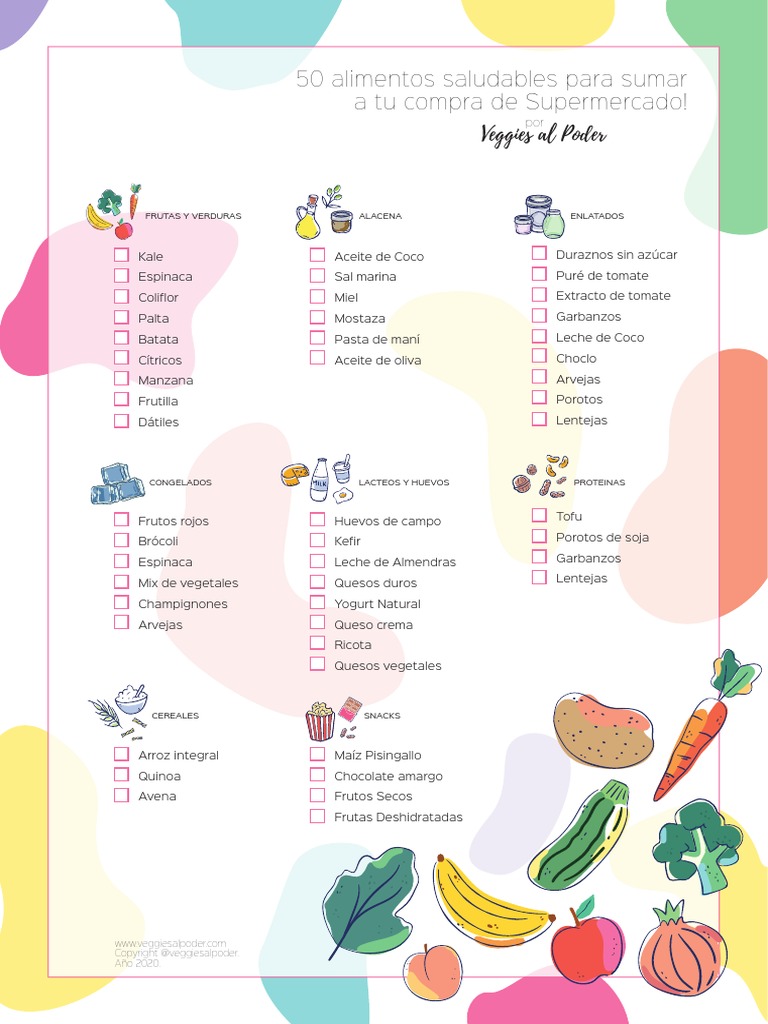 Lista de Compras | PDF | Cocinando | Ingredientes de comida