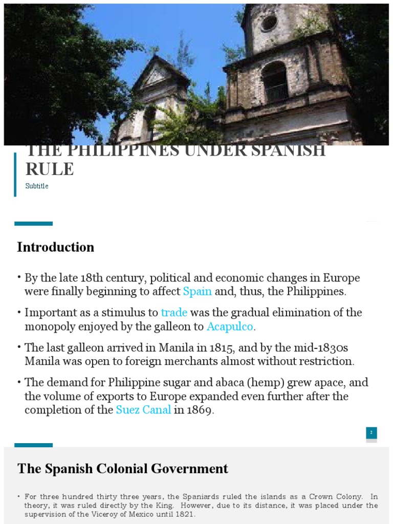 Spanish Colonial Rule in the Philippines | PDF | New Spain | Spanish Empire