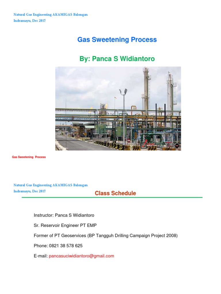 2017.12.01 - Gas Sweetening Process | PDF | Transparent Materials ...