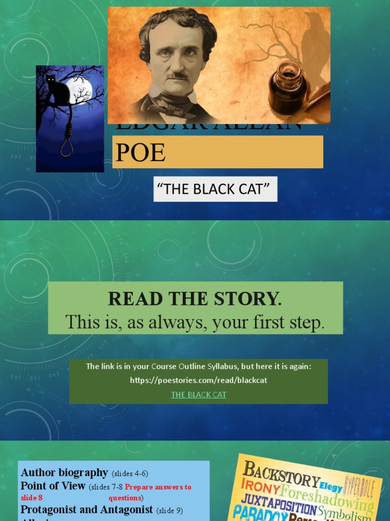 The Black Cat Story by Edgar Allan Poe Power Point | PDF | Edgar Allan ...