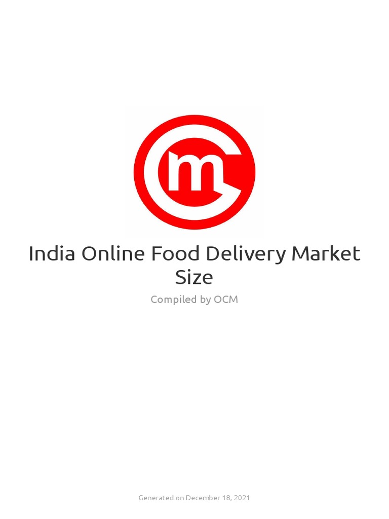 India Online Food Delivery Market Size | PDF | Analytics | Search ... India Online Food Delivery Market Size | PDF | Analytics | Search ...