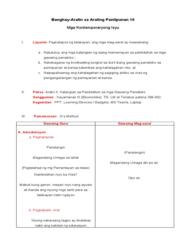 Civic Engagement (Lesson Plan) | PDF