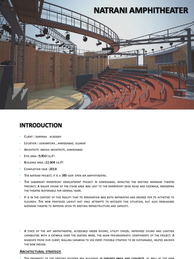 Natrani Amphitheater | PDF | Wall | Plaster