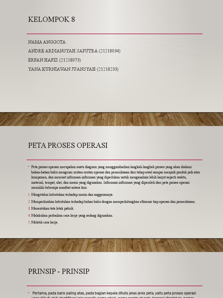 Peta Proses Operasi dan Aliran | PDF