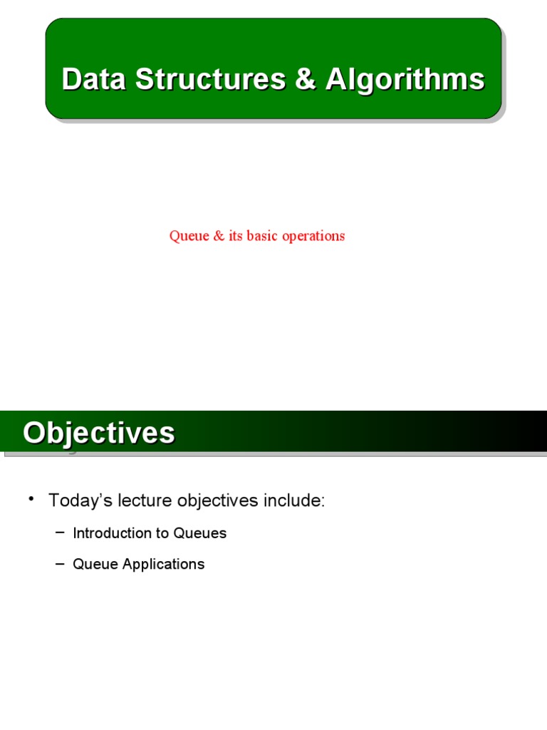 Data Structures And Algorithms Data Structures And Algorithms Pdf Queue 8666