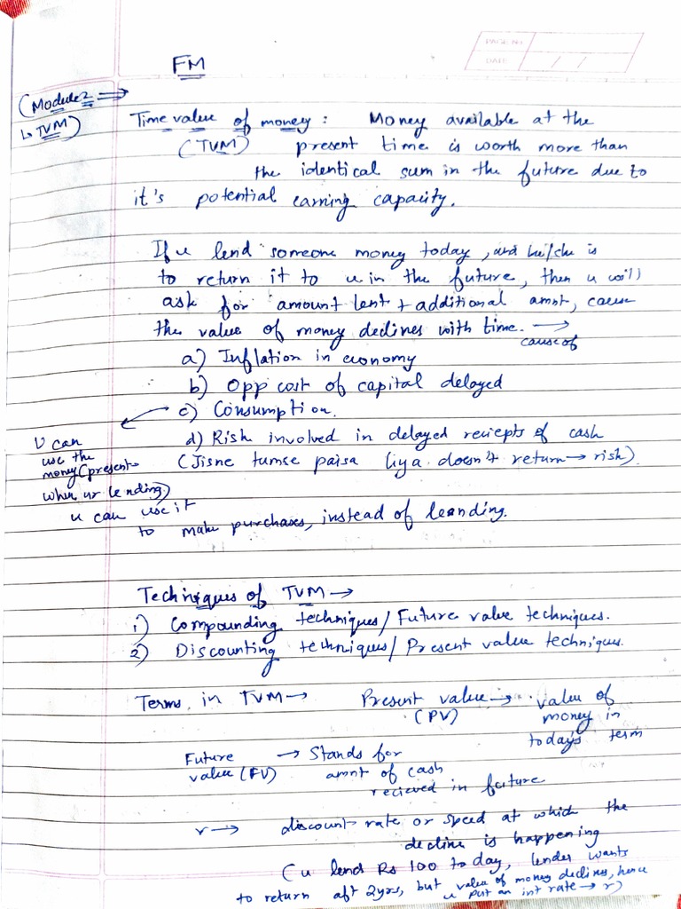 Financial Management Notes | PDF