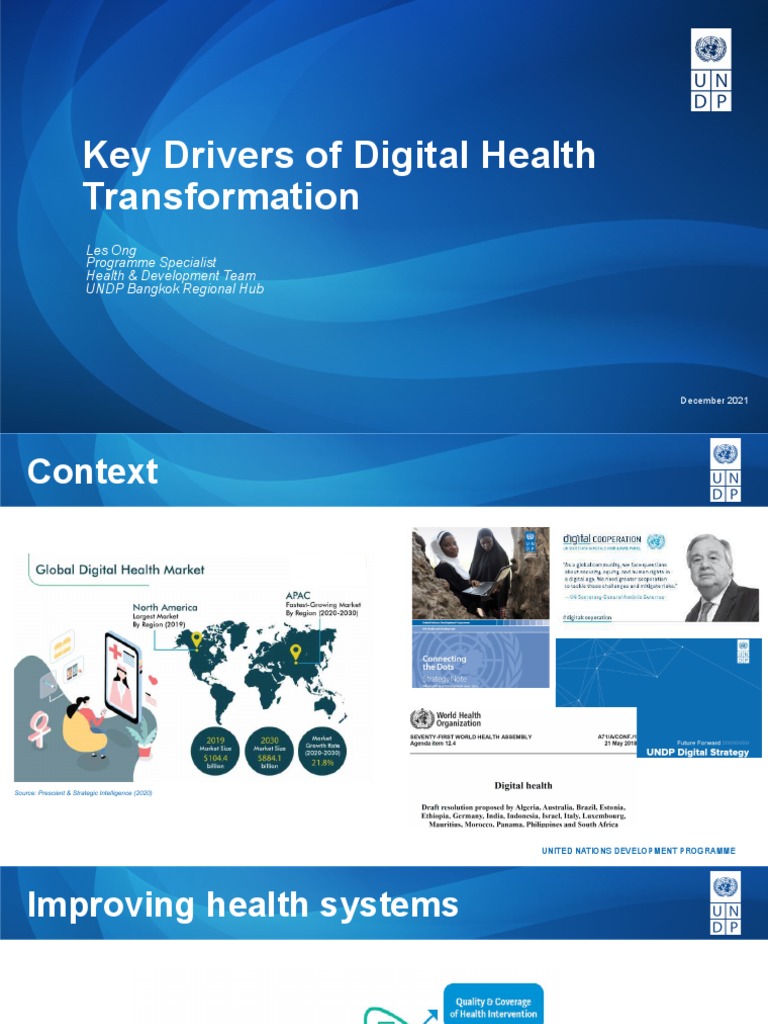 Key Drivers of Digital Health Transformation | PDF | United Nations ...