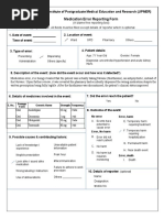 Medication Error Reporting Form | PDF | Medical Error | Medical ...