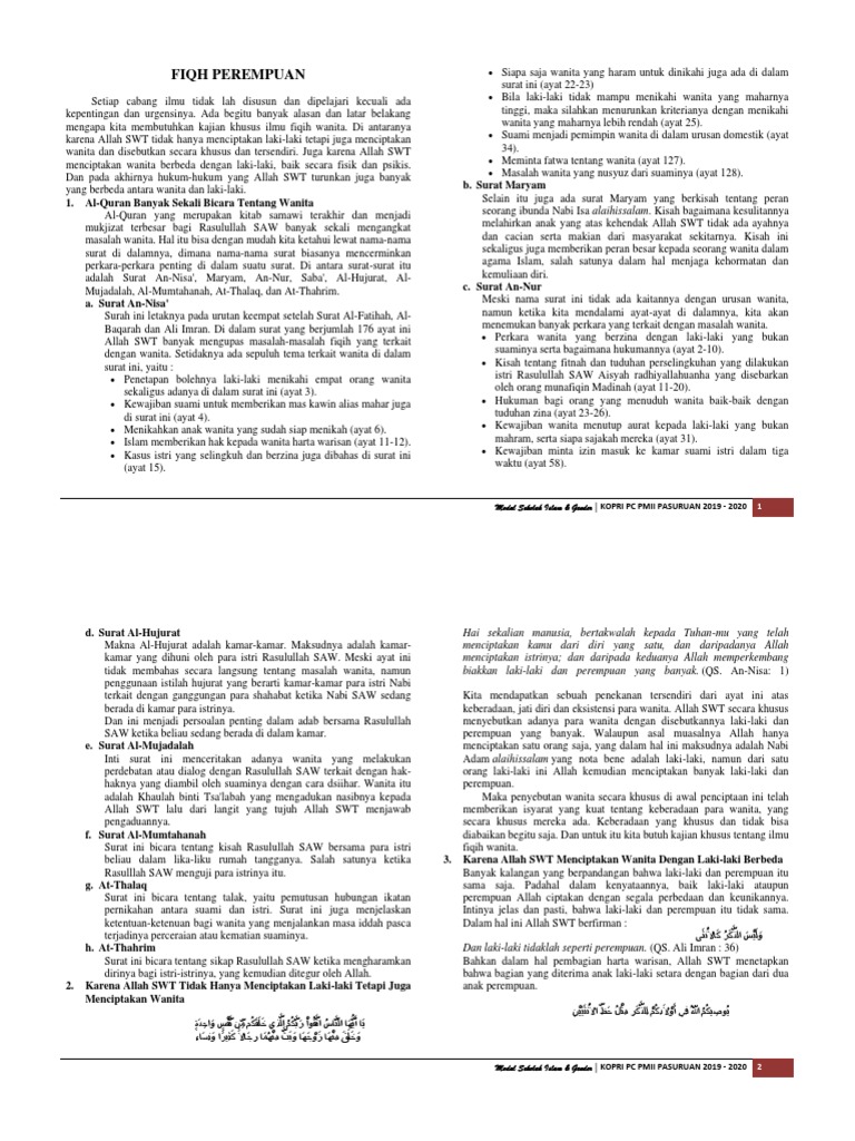 Modul Sig - Kopri PC Pmii Pasuruan-1 | PDF