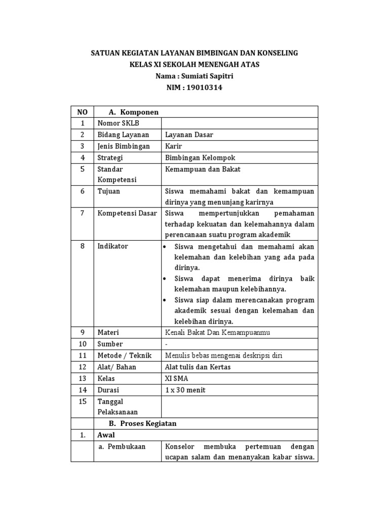 RPL-BK Kelompok Karir | PDF | Pengembangan Diri | Sains & Matematika