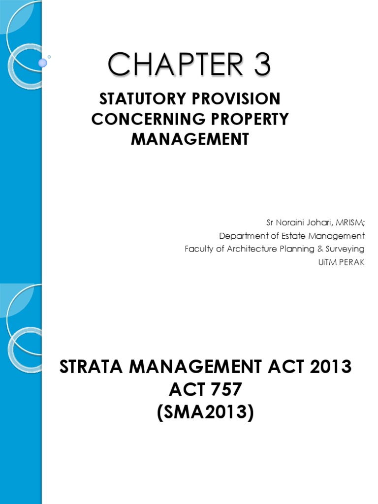 REM317 Topic 3 Act 757 Part 5 | PDF | Property | Common Law