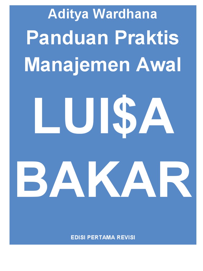 Buku Saku Luka Bakar Aditya Wardhana 1st Ed | PDF