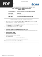 Grading Markah Oum | PDF