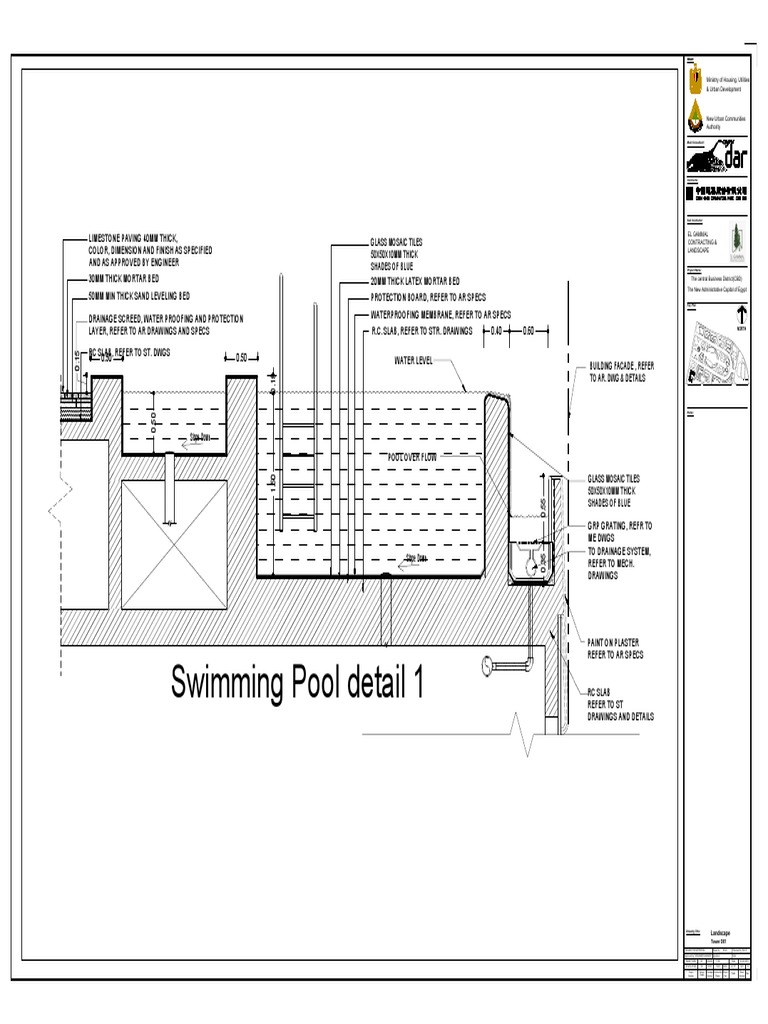 Details-Swimming Pool Detail 1 | PDF | Horticulture And Gardening ...