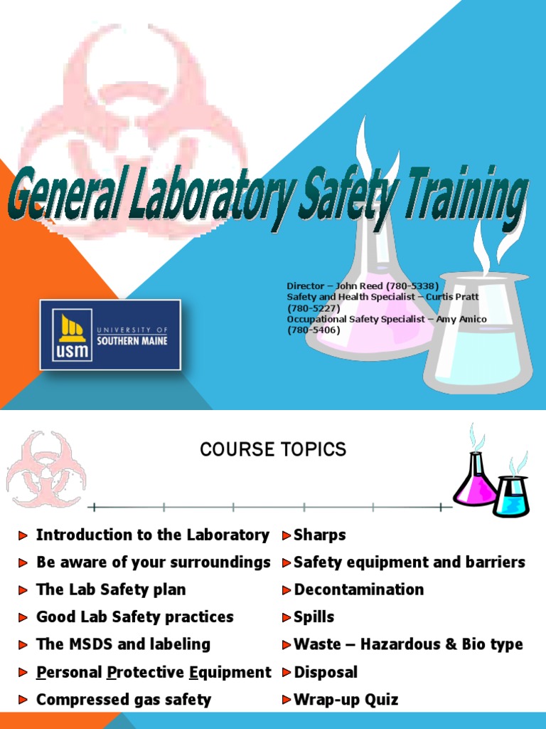 Chemical Laboratory Safety Training | PDF | Personal Protective ...
