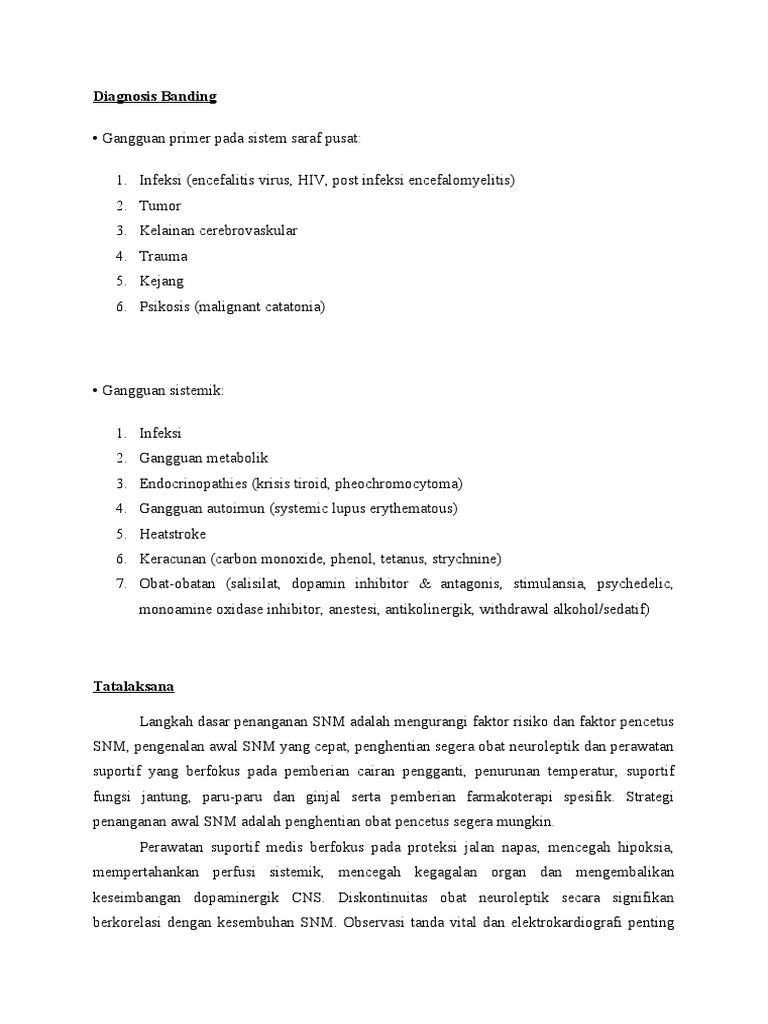 DD, Talak, Komplikasi, N Prognosis SNM | PDF