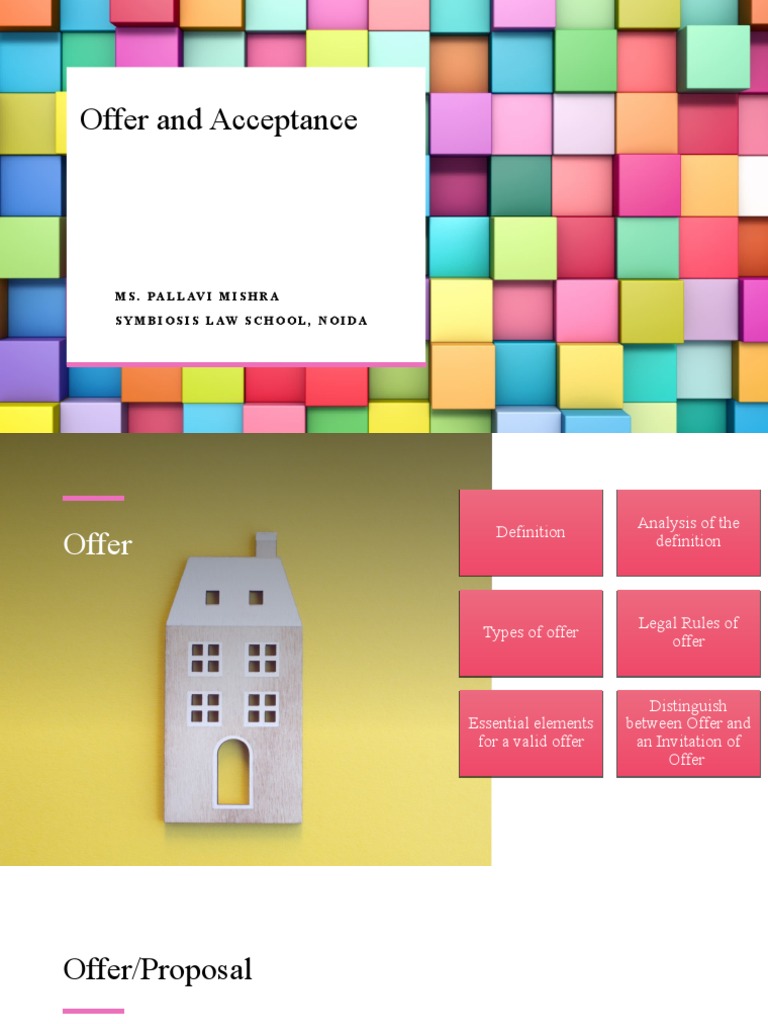 Analysis of the Essential Elements of Offer and Acceptance in Contract ...