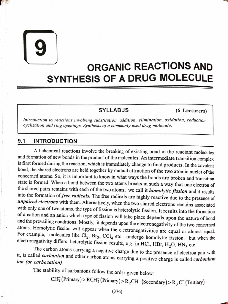 30 Organic Rxns | PDF