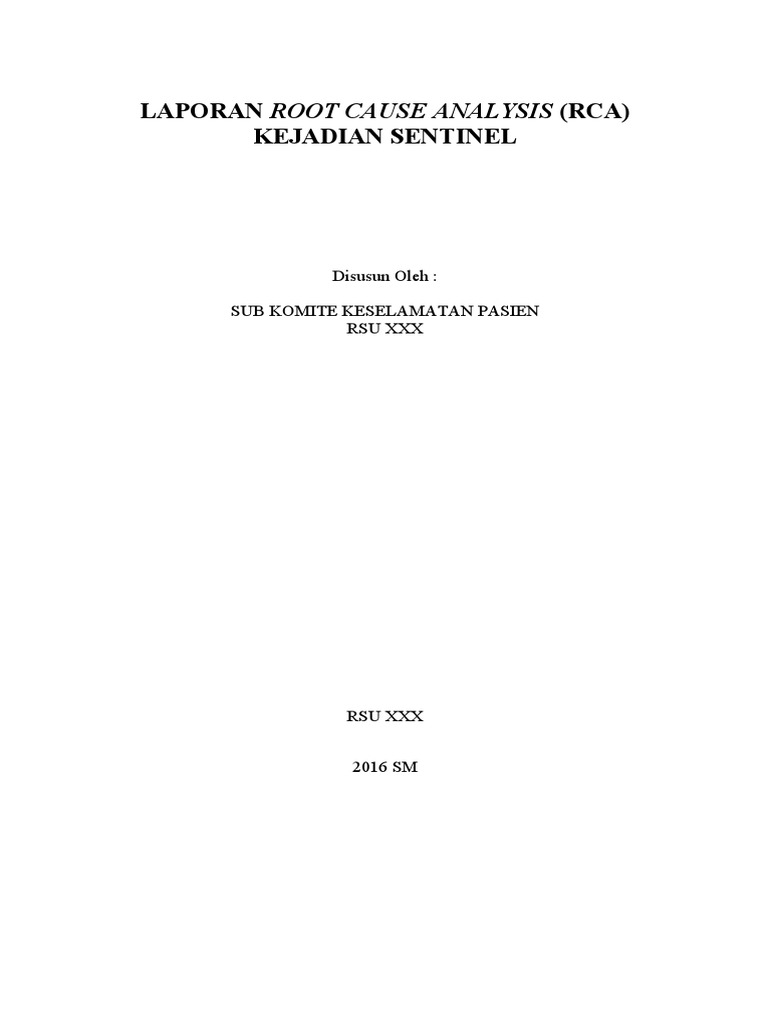 Contoh RCA Aja | PDF