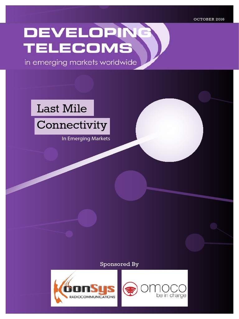 Last Mile Connectivity: Sponsored by | PDF | Last Mile | Wi Fi