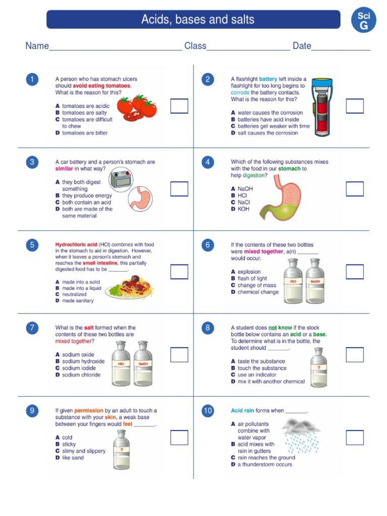 Understanding Acids, Bases, and Salts | PDF