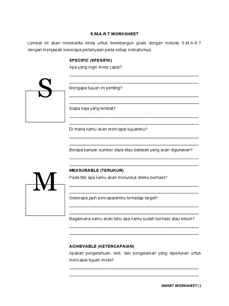 Smart Worksheet | PDF